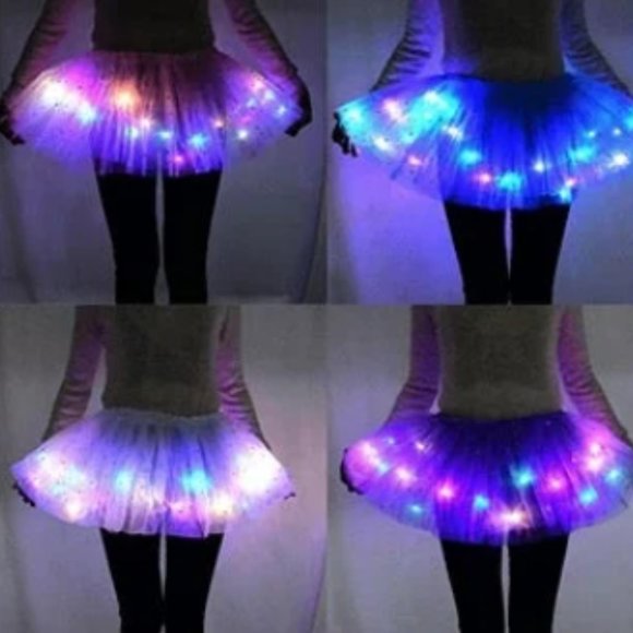 Other | New Pink Led Light Up Tutu One Size Fights Most | Poshmark